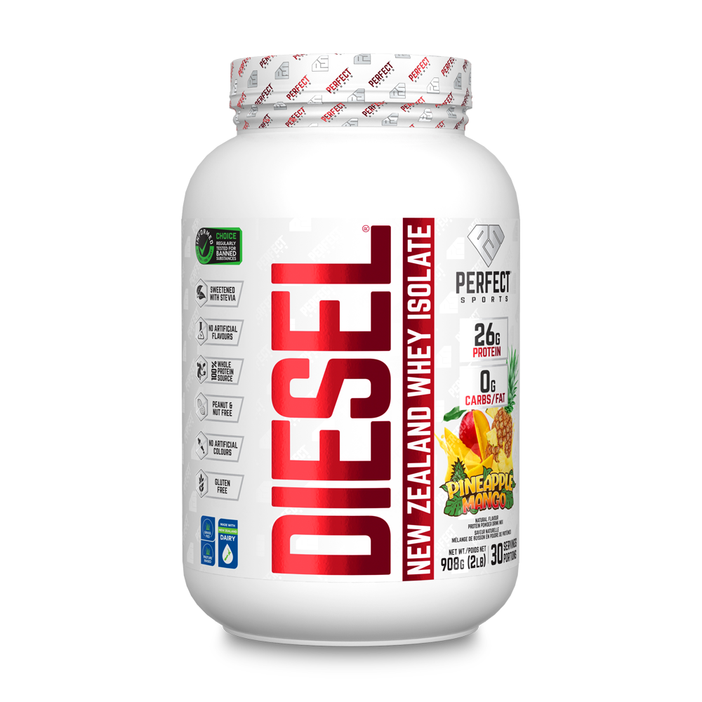 DIESEL® WHEY PROTEIN ISOLATE - PINEAPPLE MANGO FLAVOUR – Fitness Depot ...
