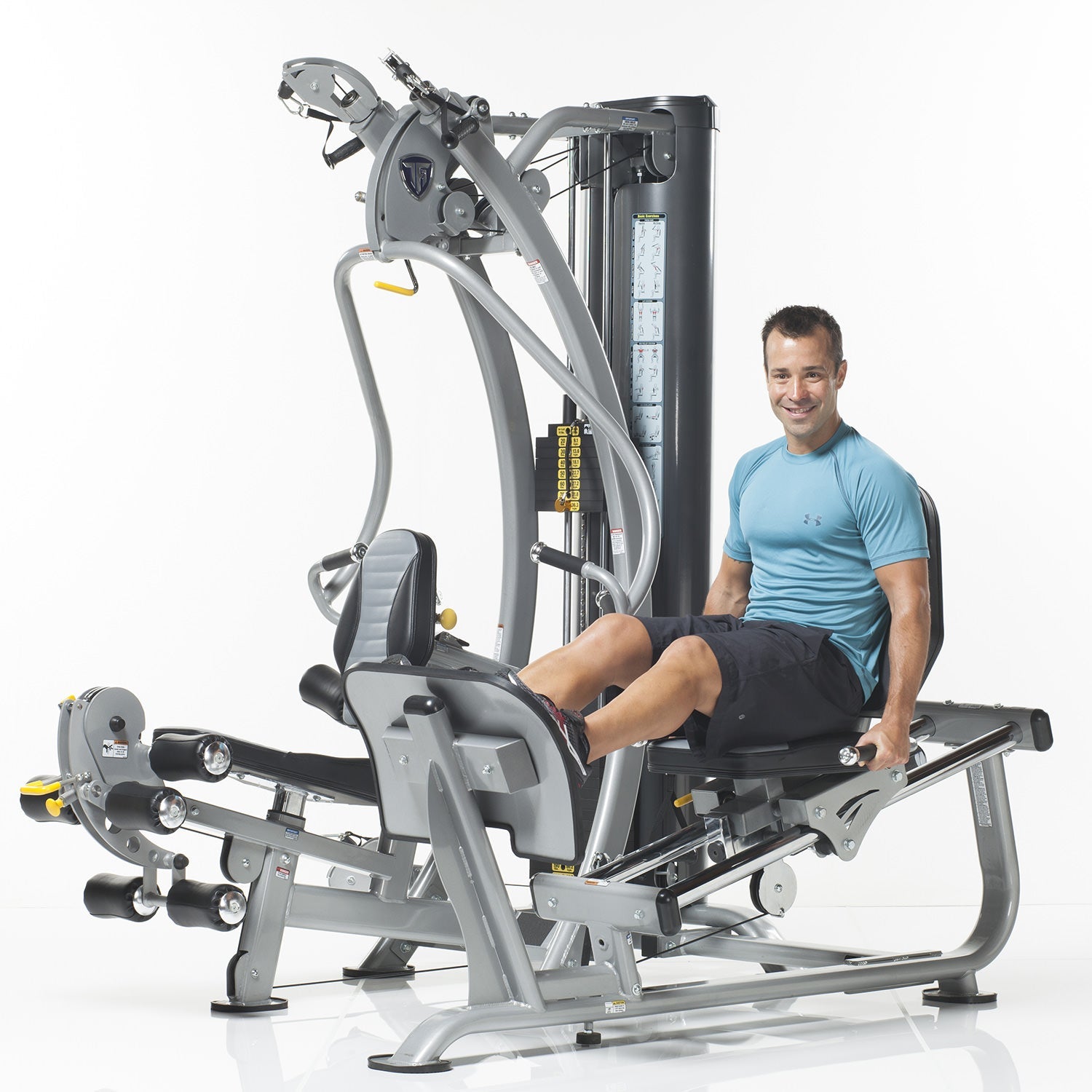 TuffStuff - SXT-550 Hybrid Home Gym with SXT-LP Leg Press – Fitness ...