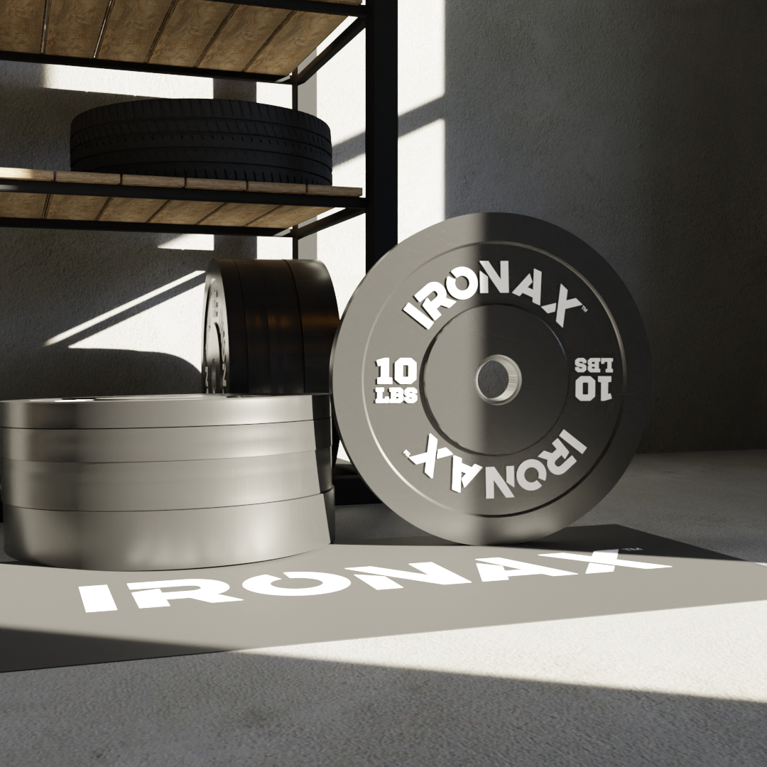 IRONAX ATHLETIC SERIES COMMERCIAL BUMPER PLATES – Fitness Depot Atlantic